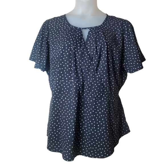 Speed Limit | Tops | New Speed Limit Mph Blouse 2x Black White Floral ...